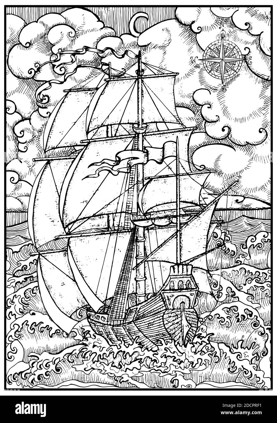 Historical maritime design Stock Vector Images - Alamy