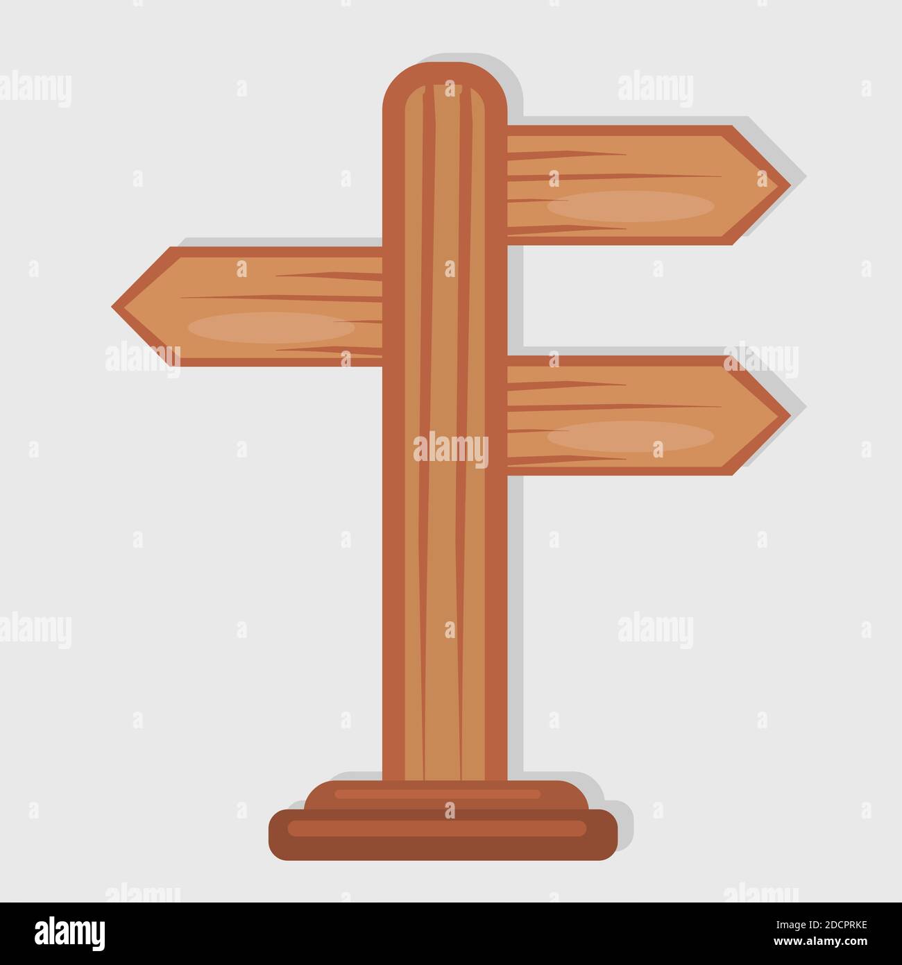 wooden directional panel vector illustration Stock Vector Image & Art ...