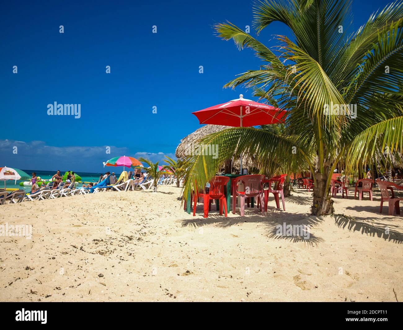Bright Mexican beach in the afternoon Stock Photo - Alamy