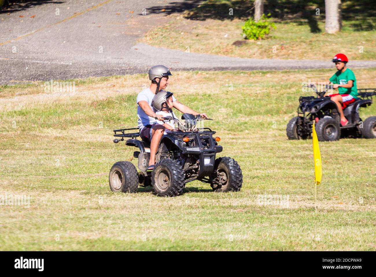 ATV outdoor fun in Corregidor Island, Philippines Stock Photo - Alamy