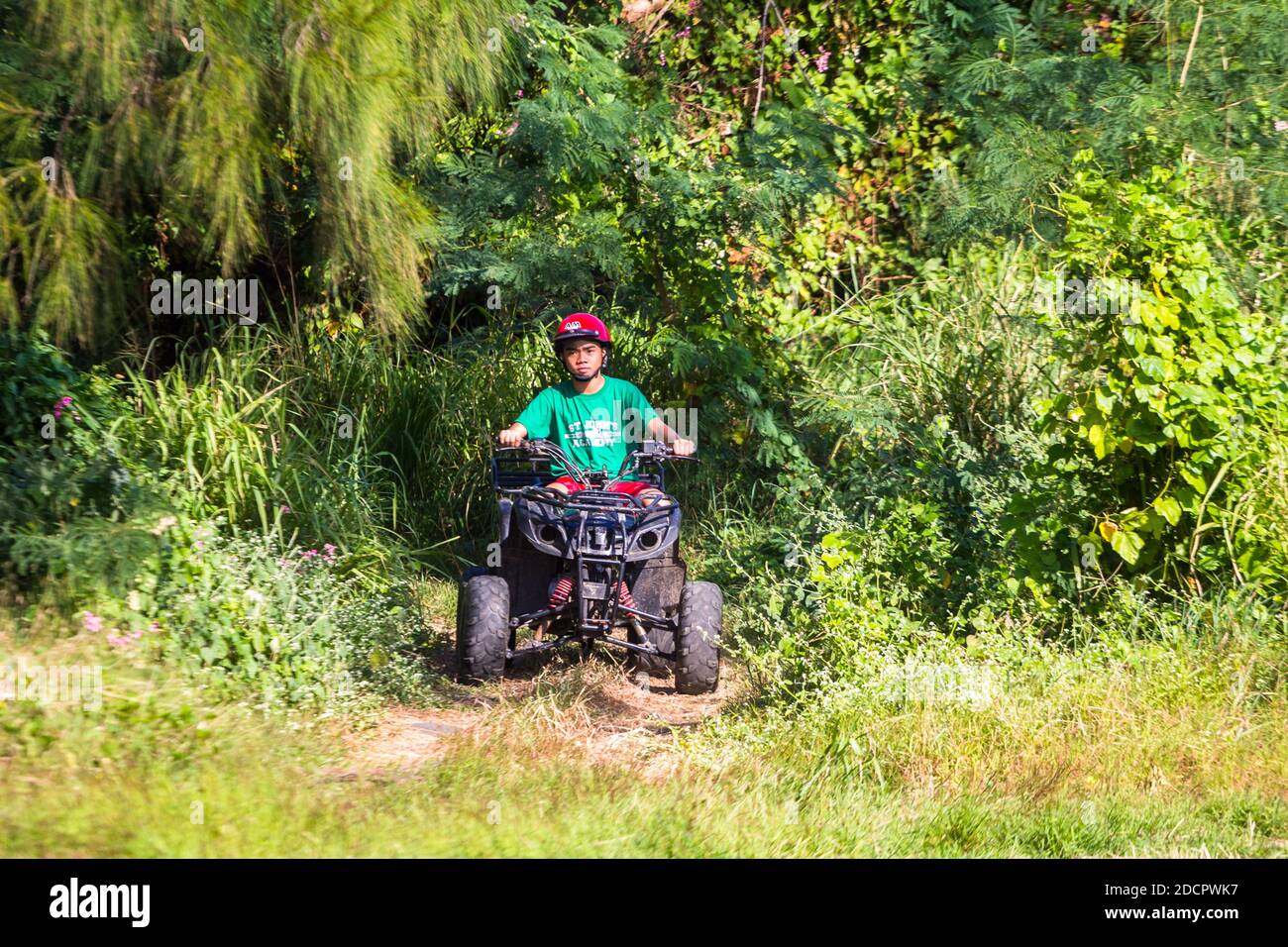 ATV outdoor fun in Corregidor Island, Philippines Stock Photo - Alamy