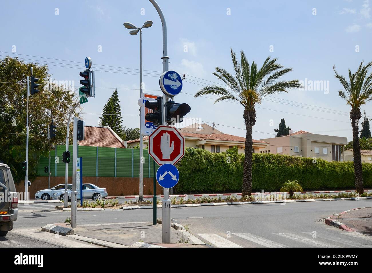 Israel. Tel Aviv. 15 APRIL 2015. View of city streets and city life ...