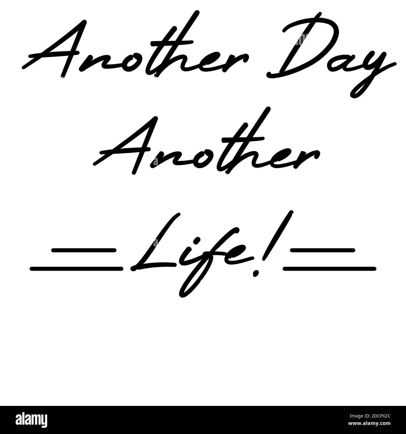 Life In Cursive Font