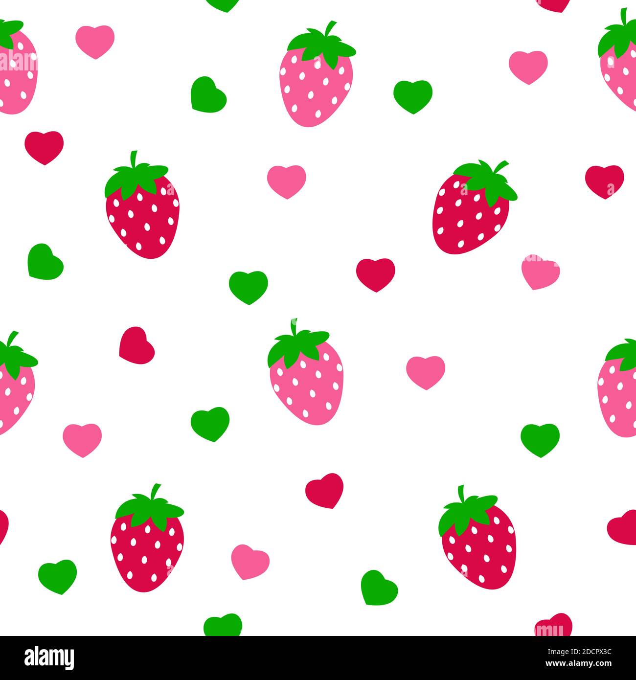 Simple Strawberry Seamless Pattern Background Illustration Stock Photo ...