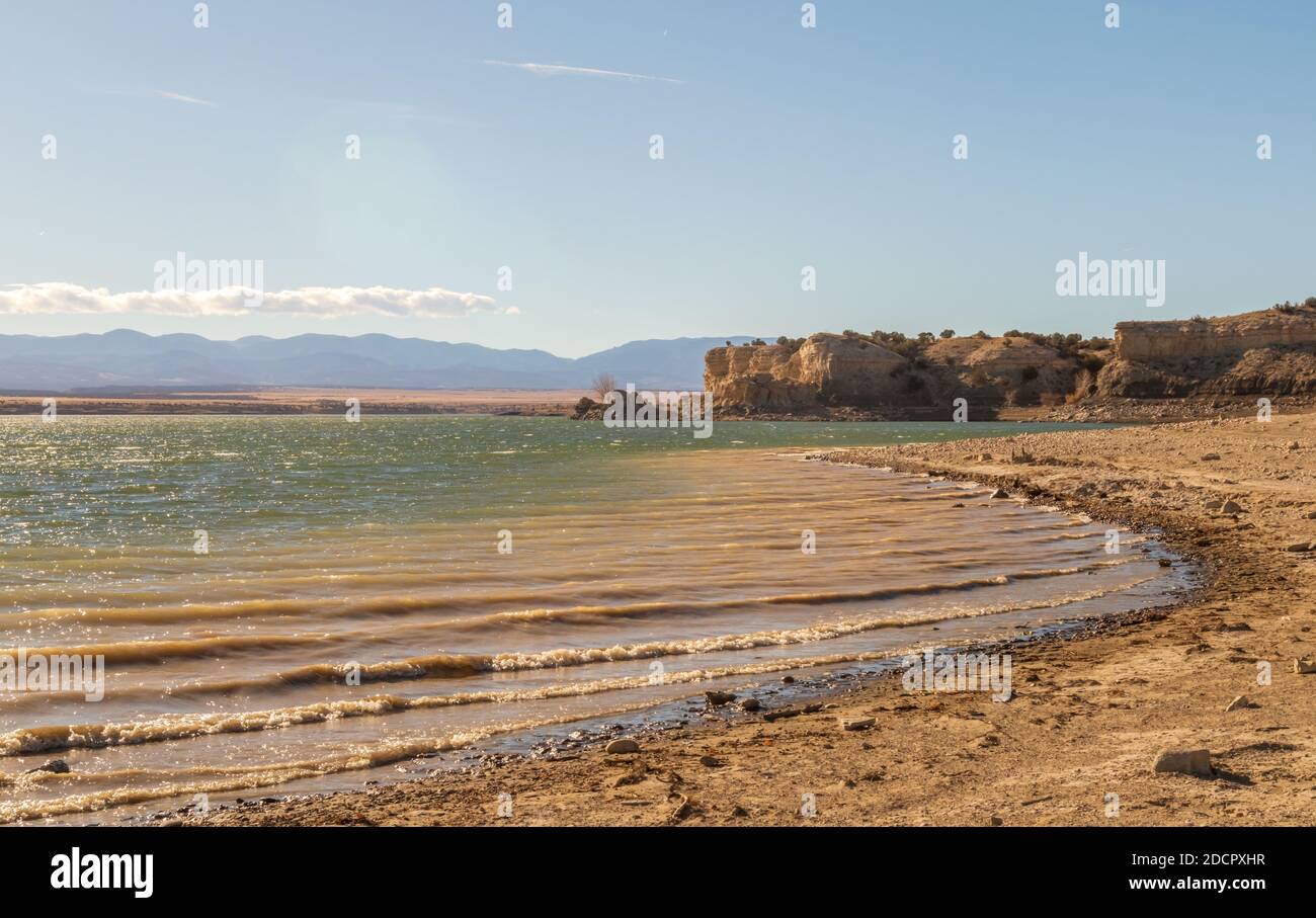 Scenic landscape of Lake Pueblo State Park in Southern Colorado Stock ...