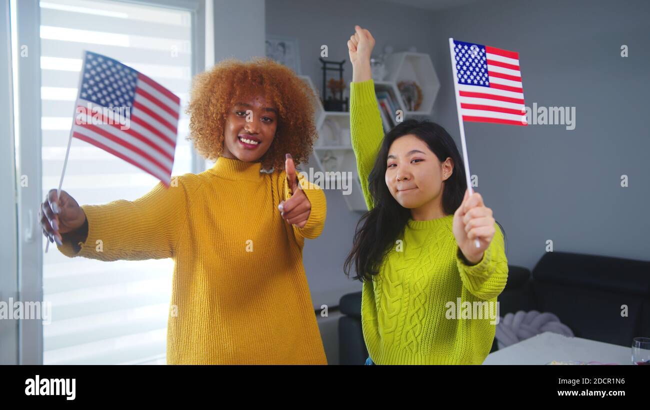 Multiracial friendship and Student exchange program. African american ...