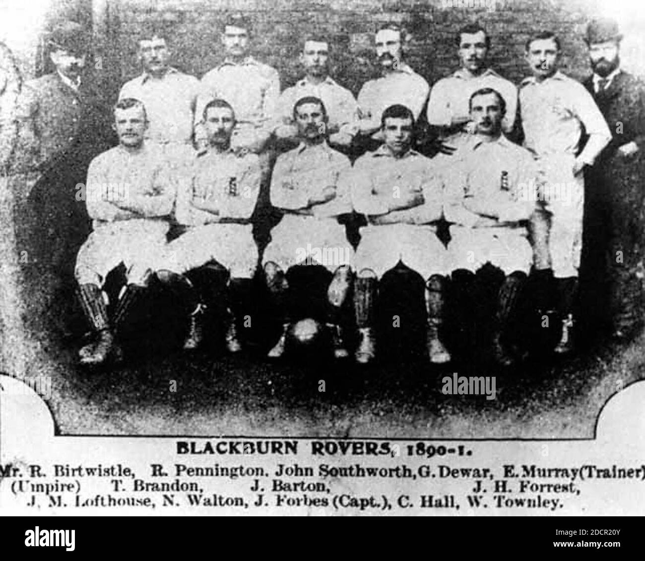 Of blackburn rovers Black and White Stock Photos & Images - Alamy