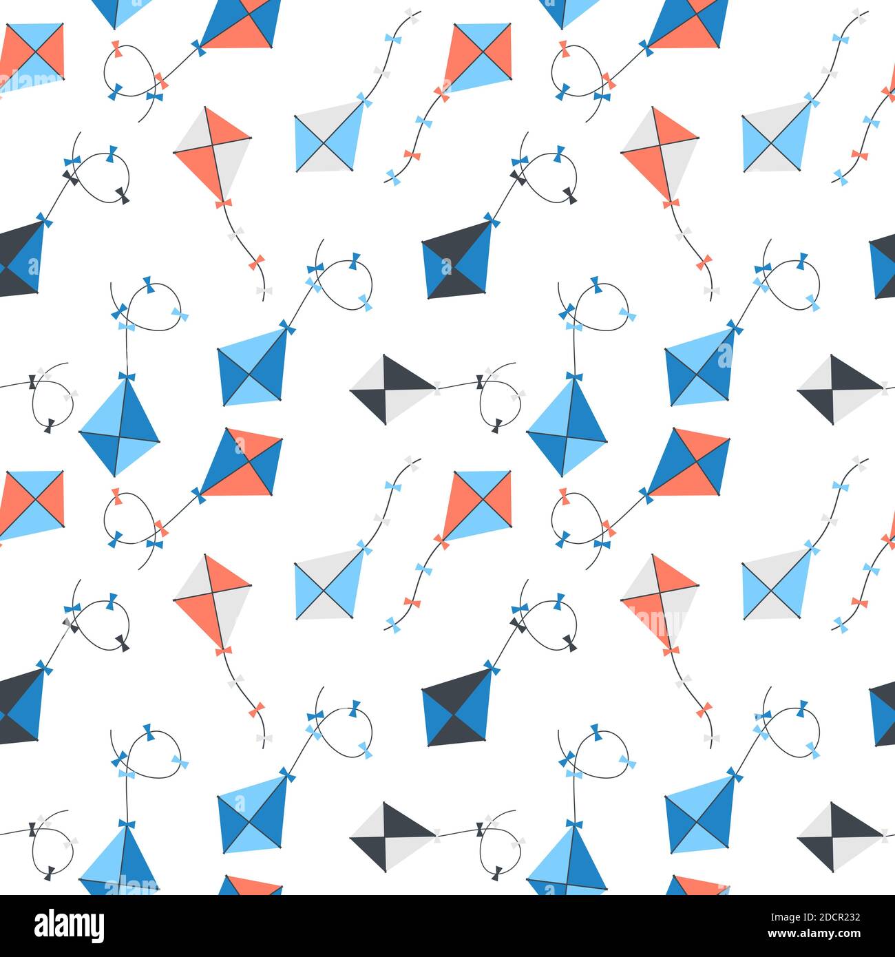 Kite Seamless Pattern Background Illustration Stock Photo - Alamy