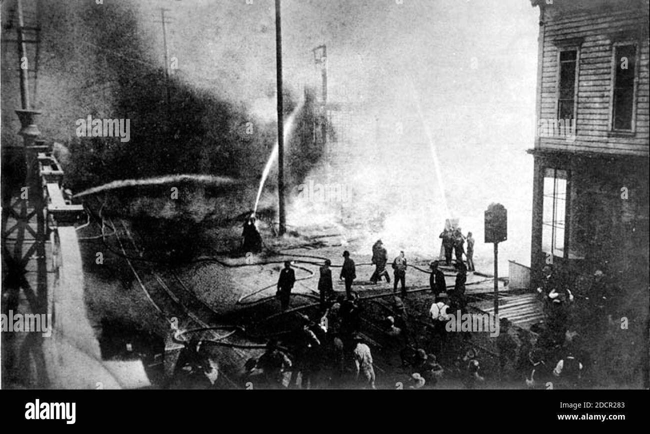 Great seattle fire hi-res stock photography and images - Alamy