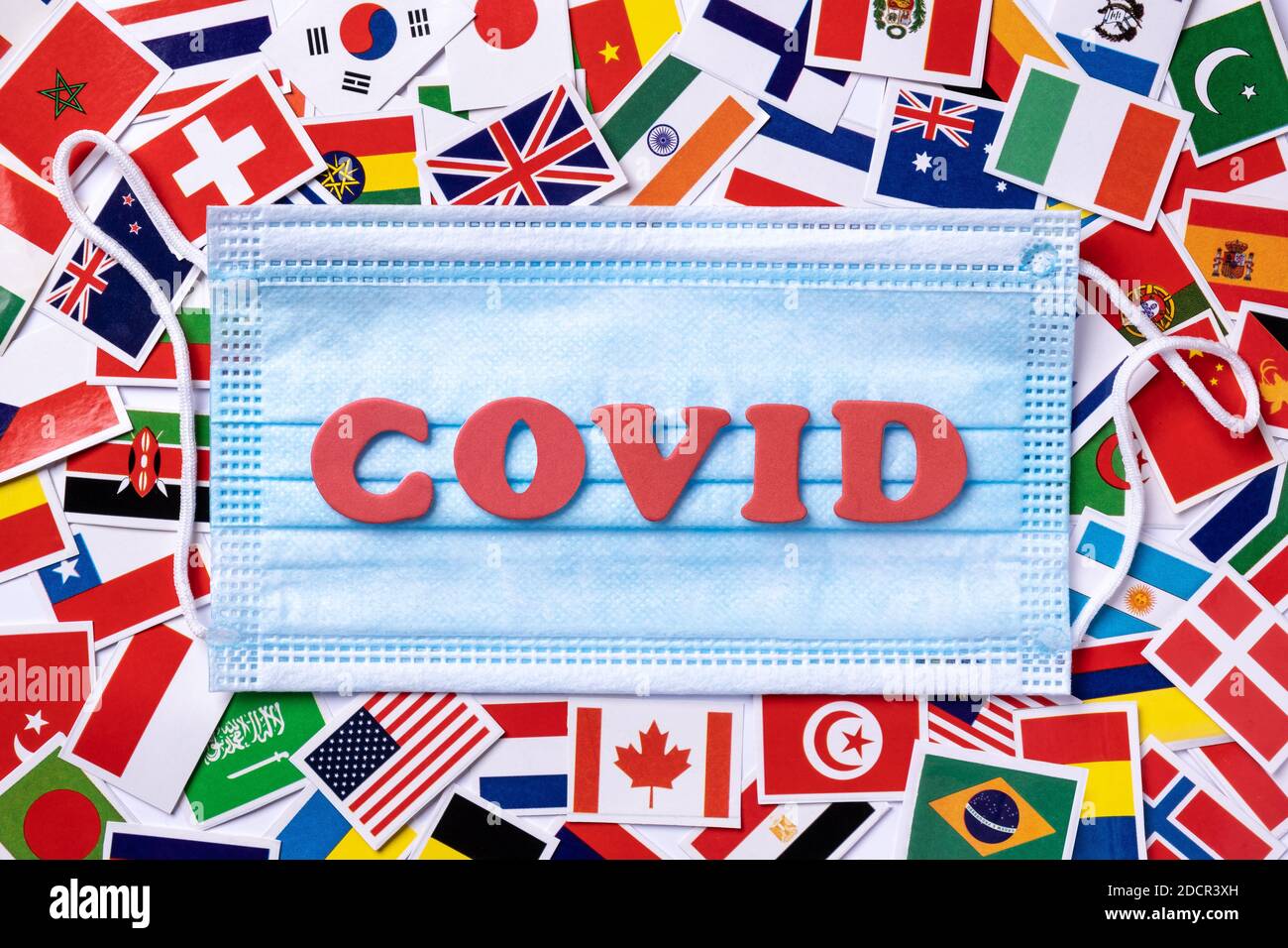 Covid 19 word map hi-res stock photography and images - Alamy