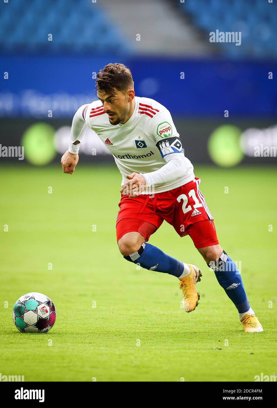 Hamburg, Germany. 22nd Nov, 2020. Football: 2nd Bundesliga, 8th ...