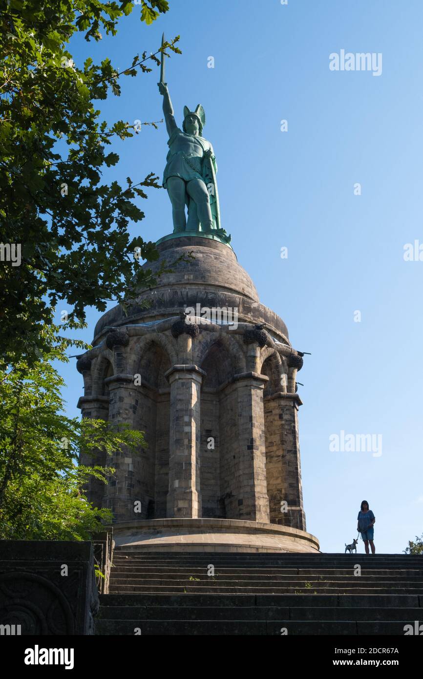 Monument of Herman the German in Detmold, Germany Stock Photo - Alamy