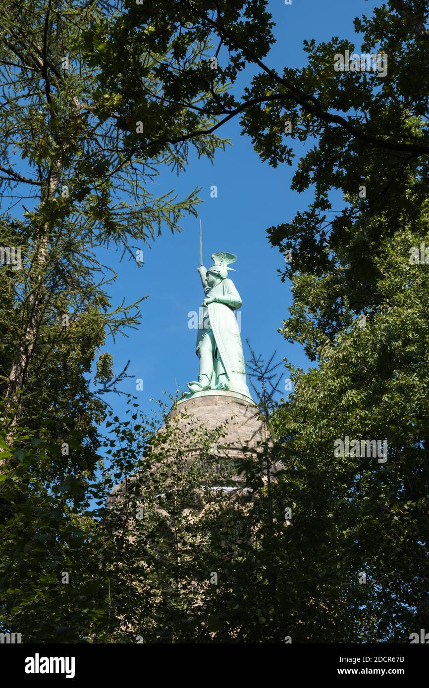 Monument of Herman the German in Detmold, Germany Stock Photo - Alamy
