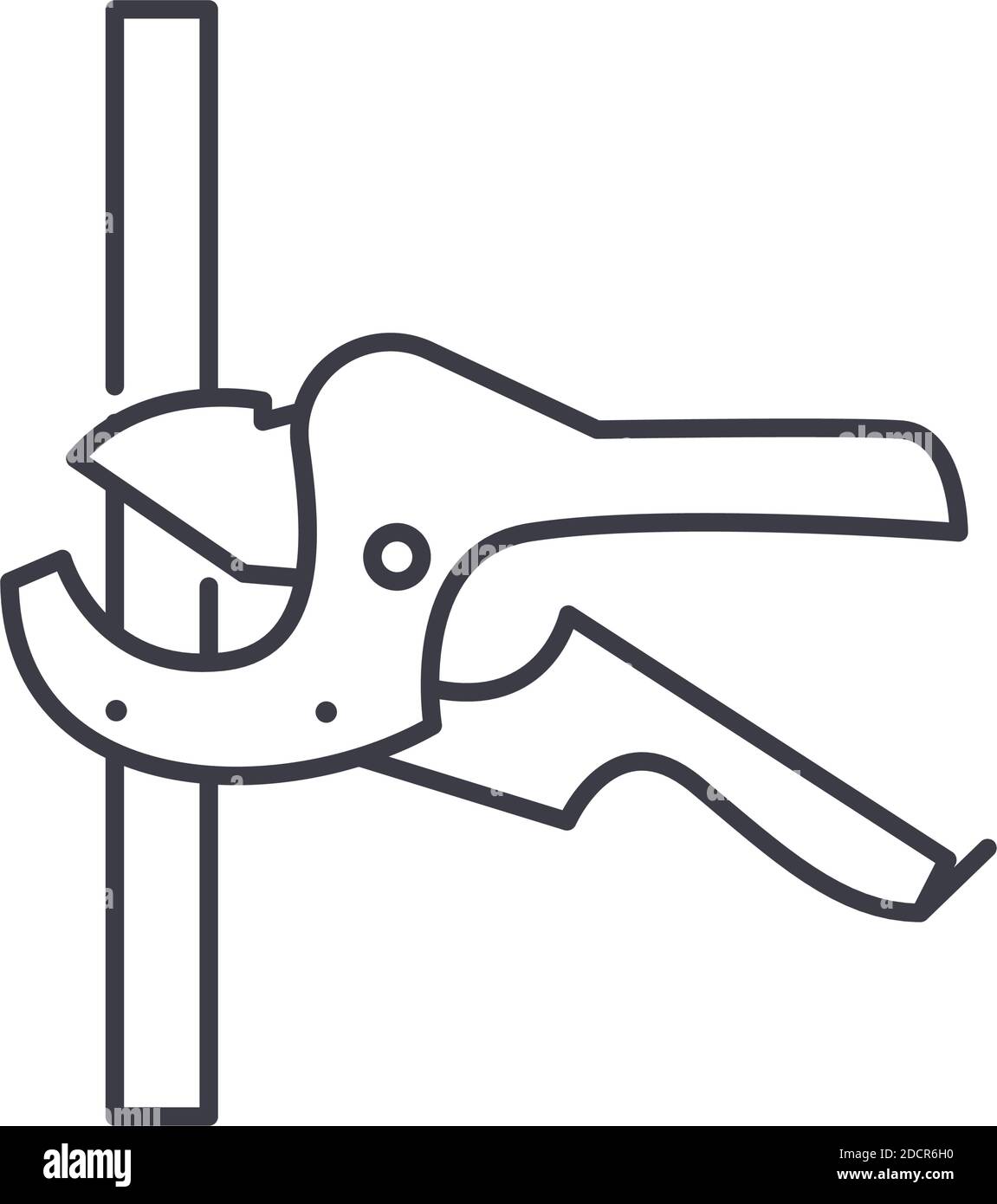 Black plastic pipe Stock Vector Images - Alamy