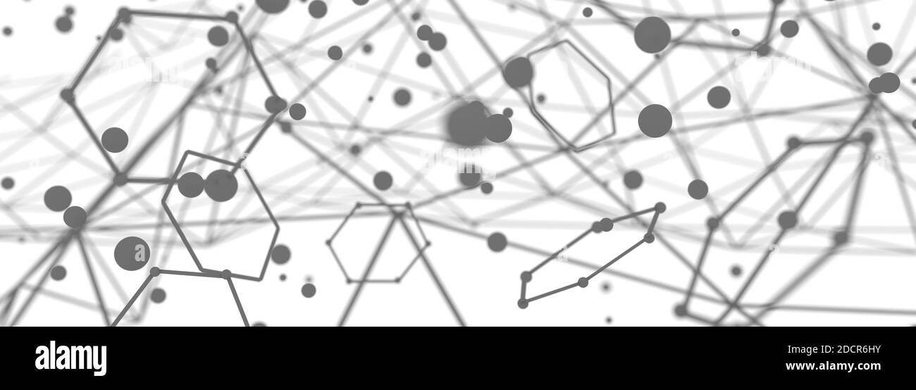 Molecule And Communication Background. Brochure or web banner design ...