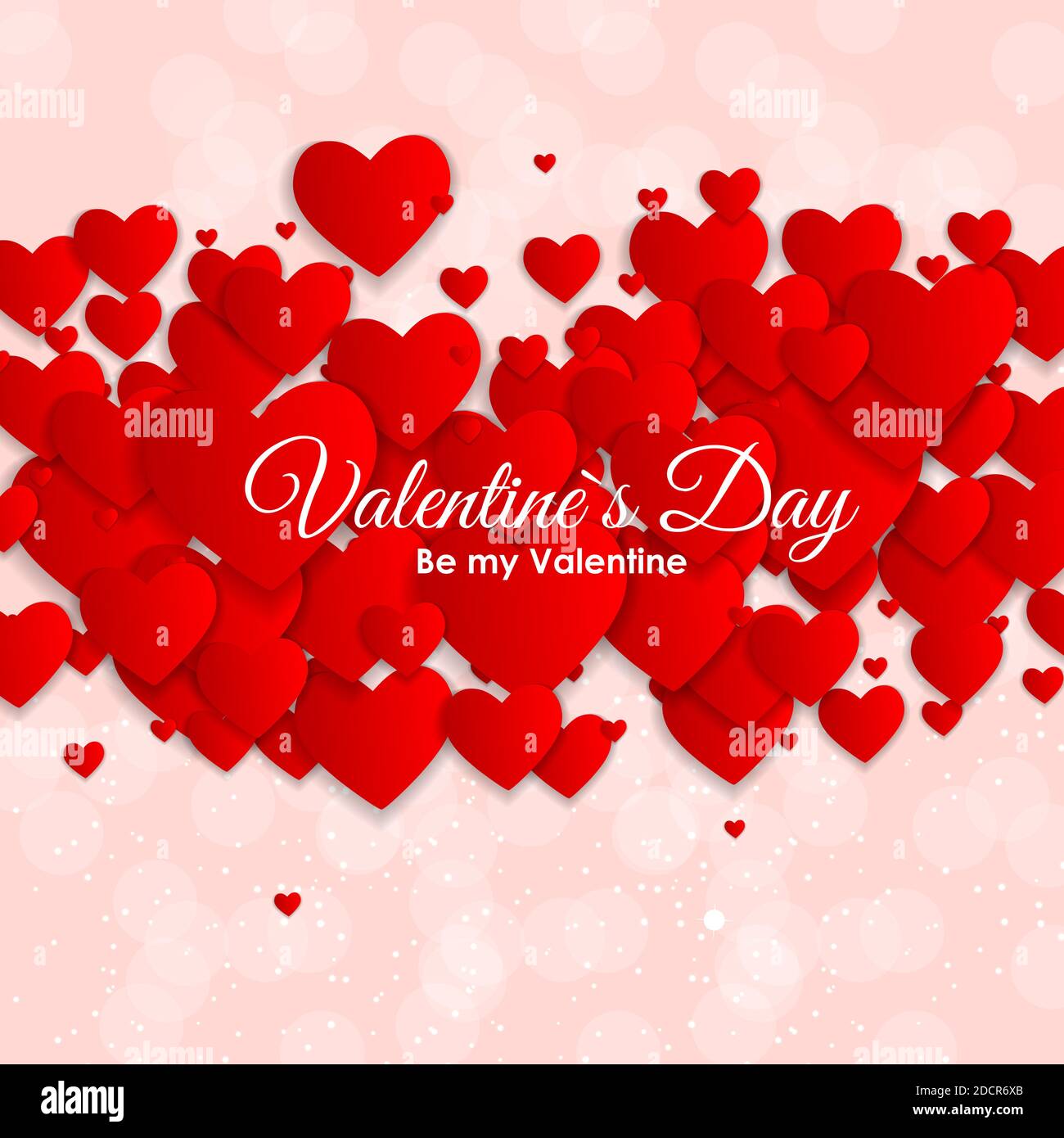Valentine's Day Heart Symbol. Love and Feelings Background Design ...