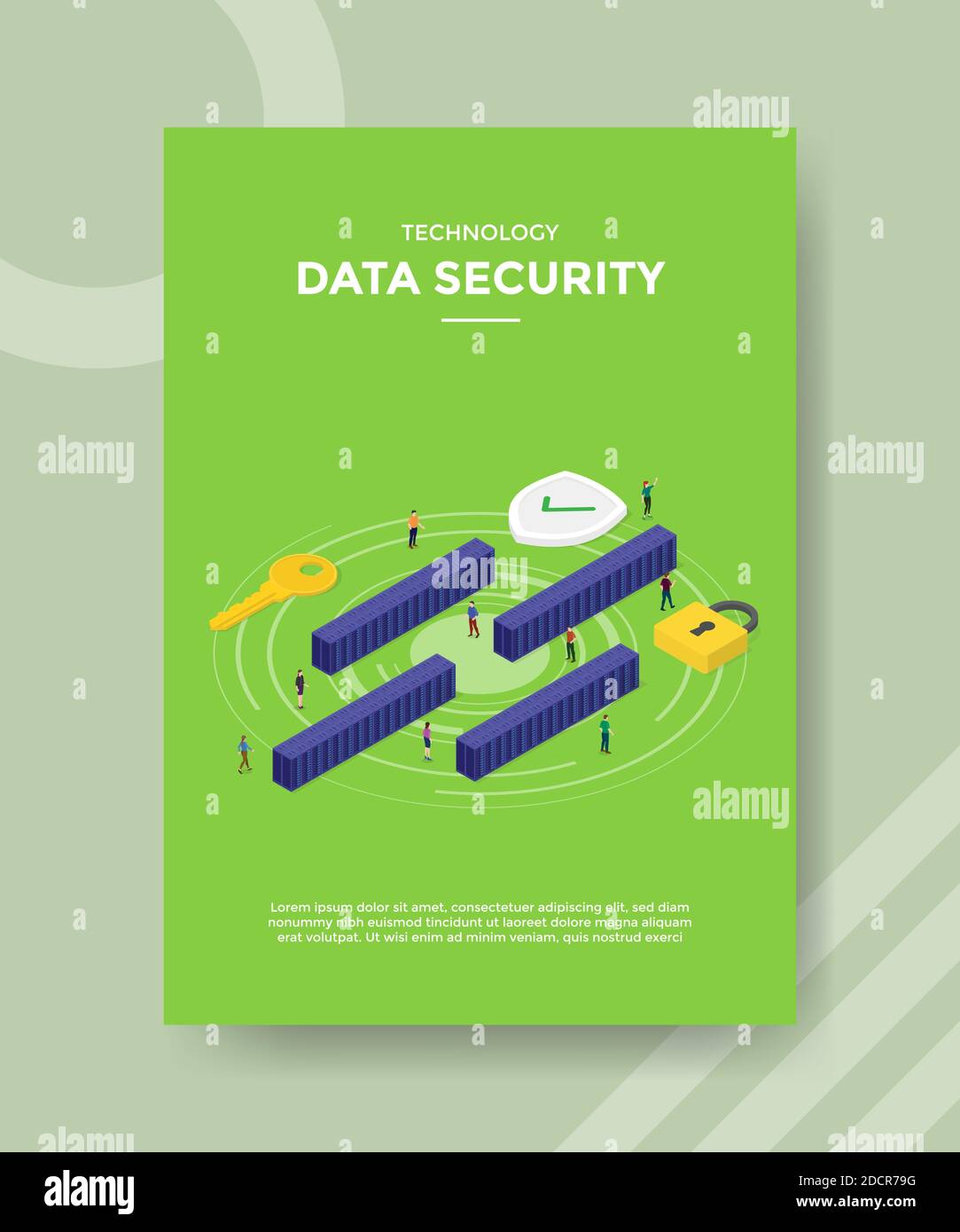 Cyber lock document shield Stock Vector Images - Alamy