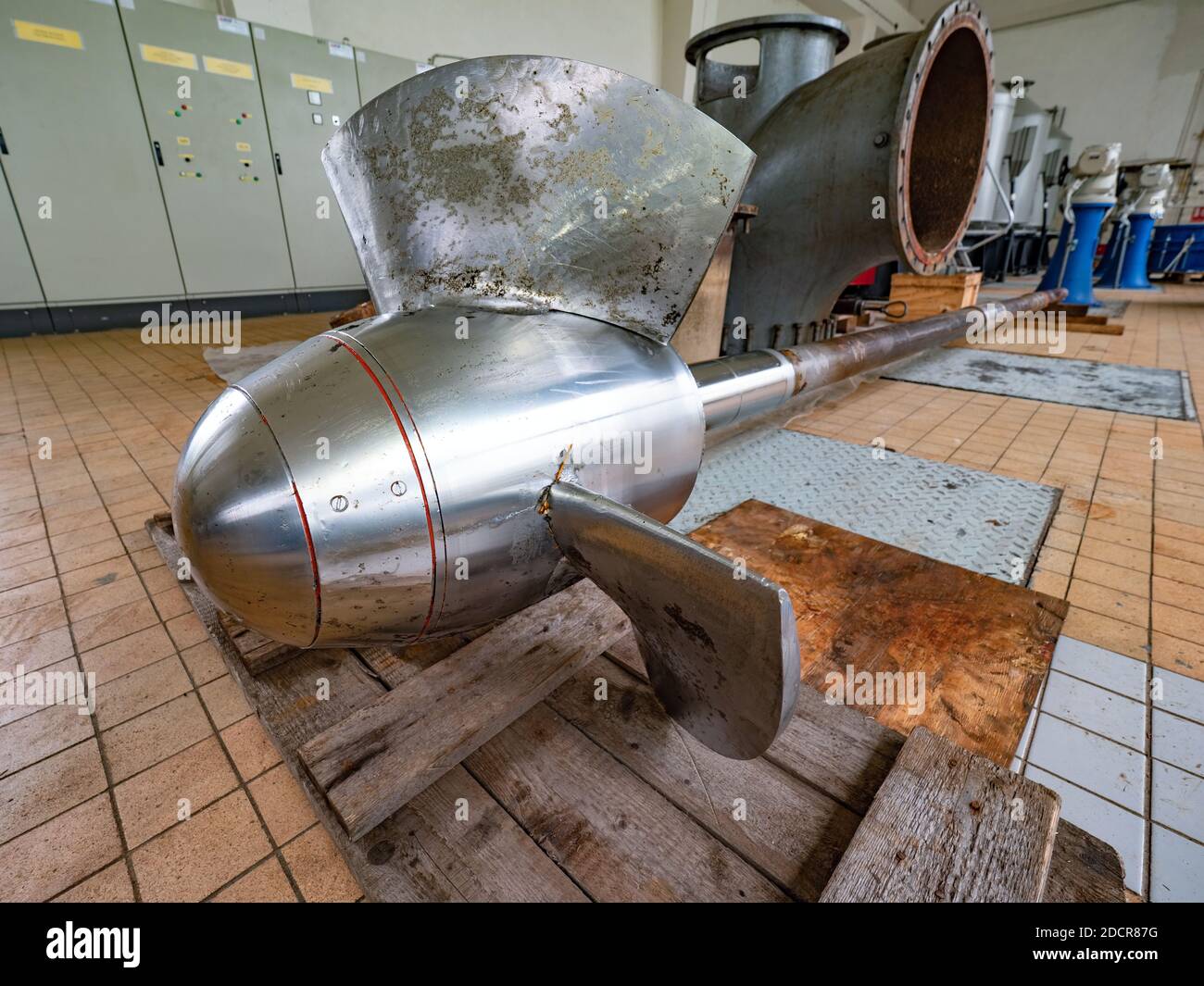 Propeller for 500mm Axial flow pump. Blades detail. Main axial pump for ...