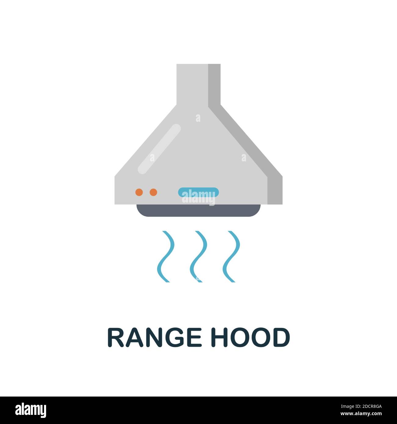 Range Hood icon. Simple element from kitchen appliances collection ...