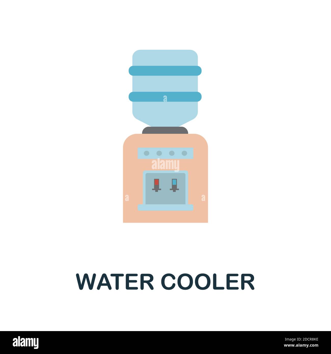 Water Cooler icon. Simple element from kitchen appliances collection ...