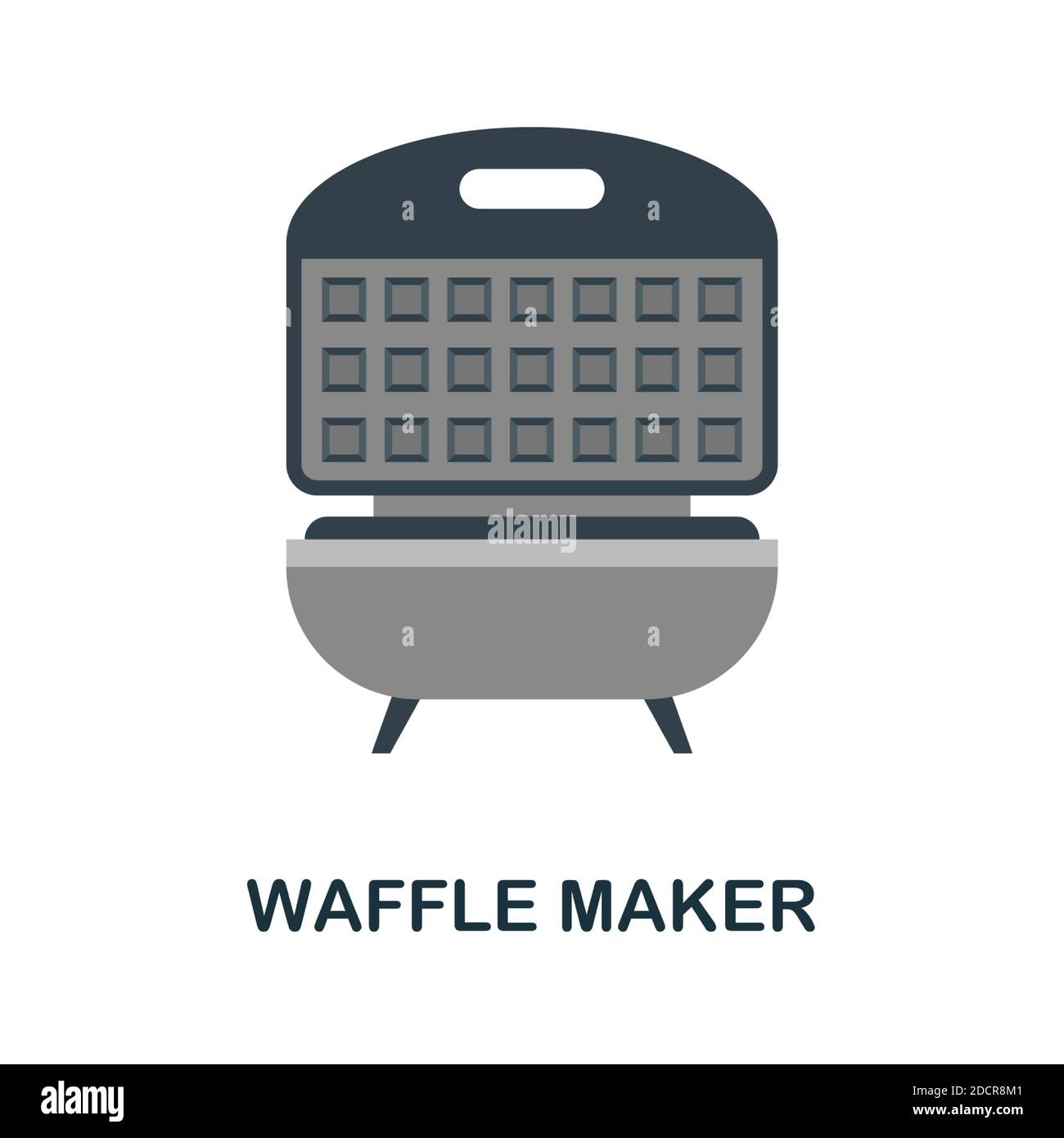 Waffle Maker icon. Simple element from kitchen appliances collection ...