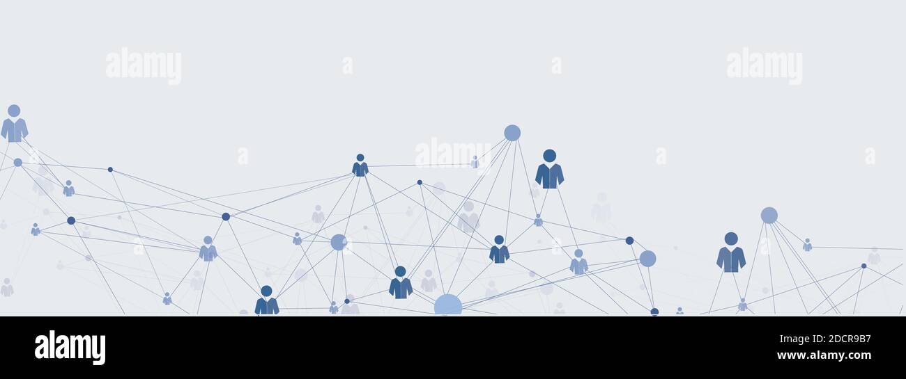 Abstract human connections headline background Stock Vector Image & Art ...