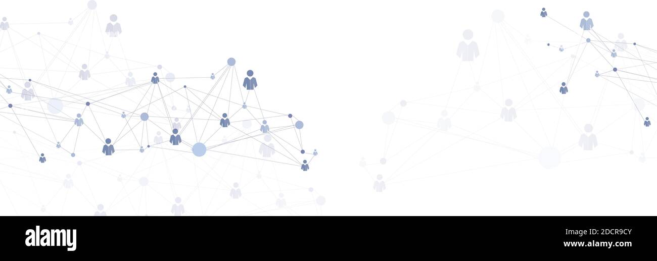 Abstract human connections headline background Stock Vector Image & Art ...