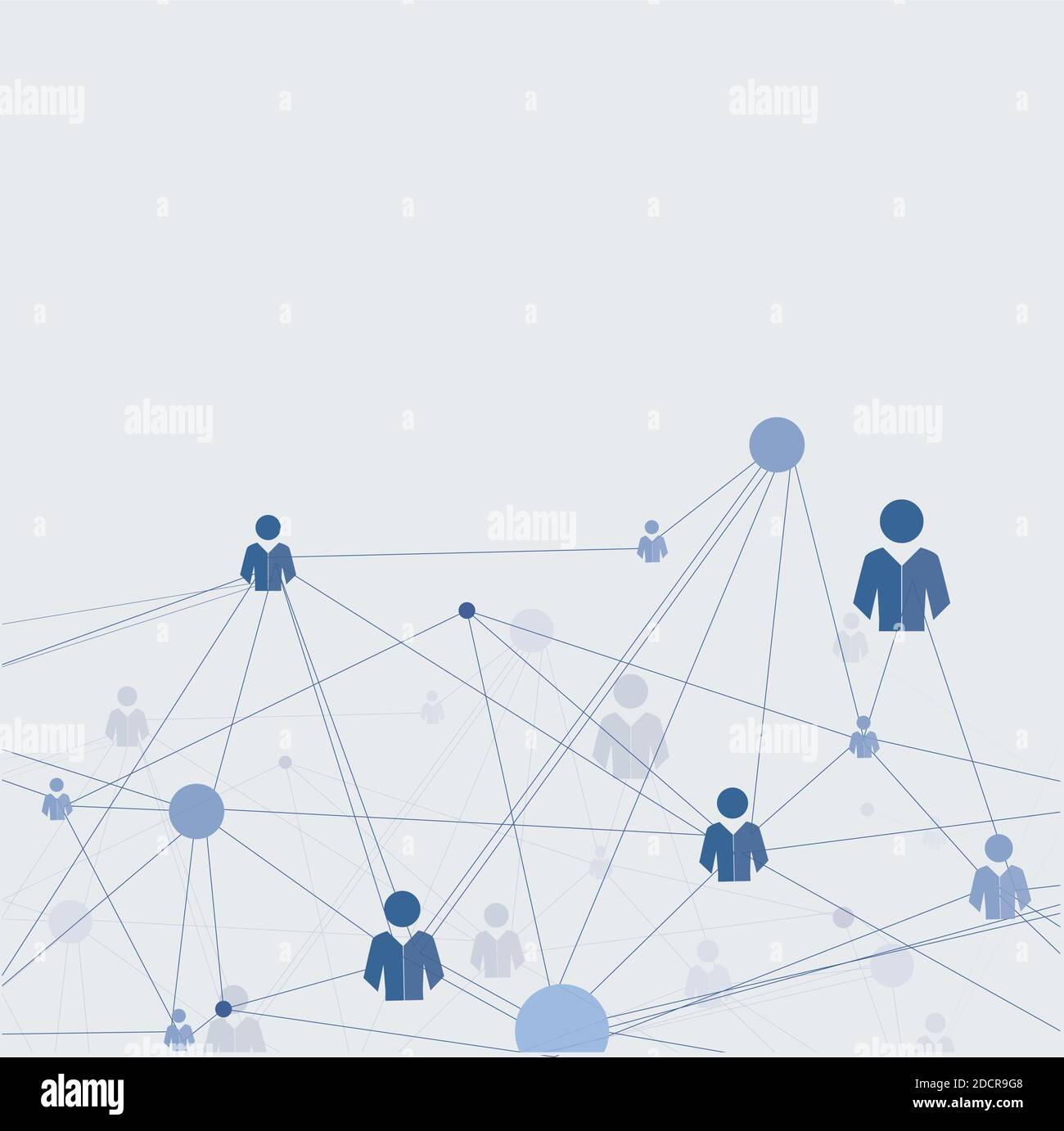 Abstract human connections headline background Stock Vector Image & Art ...