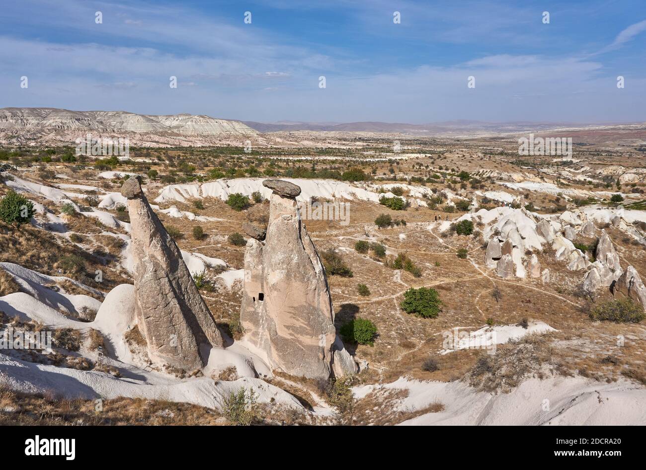 The famous fairy chimneys of Cappadocia Stock Photo - Alamy