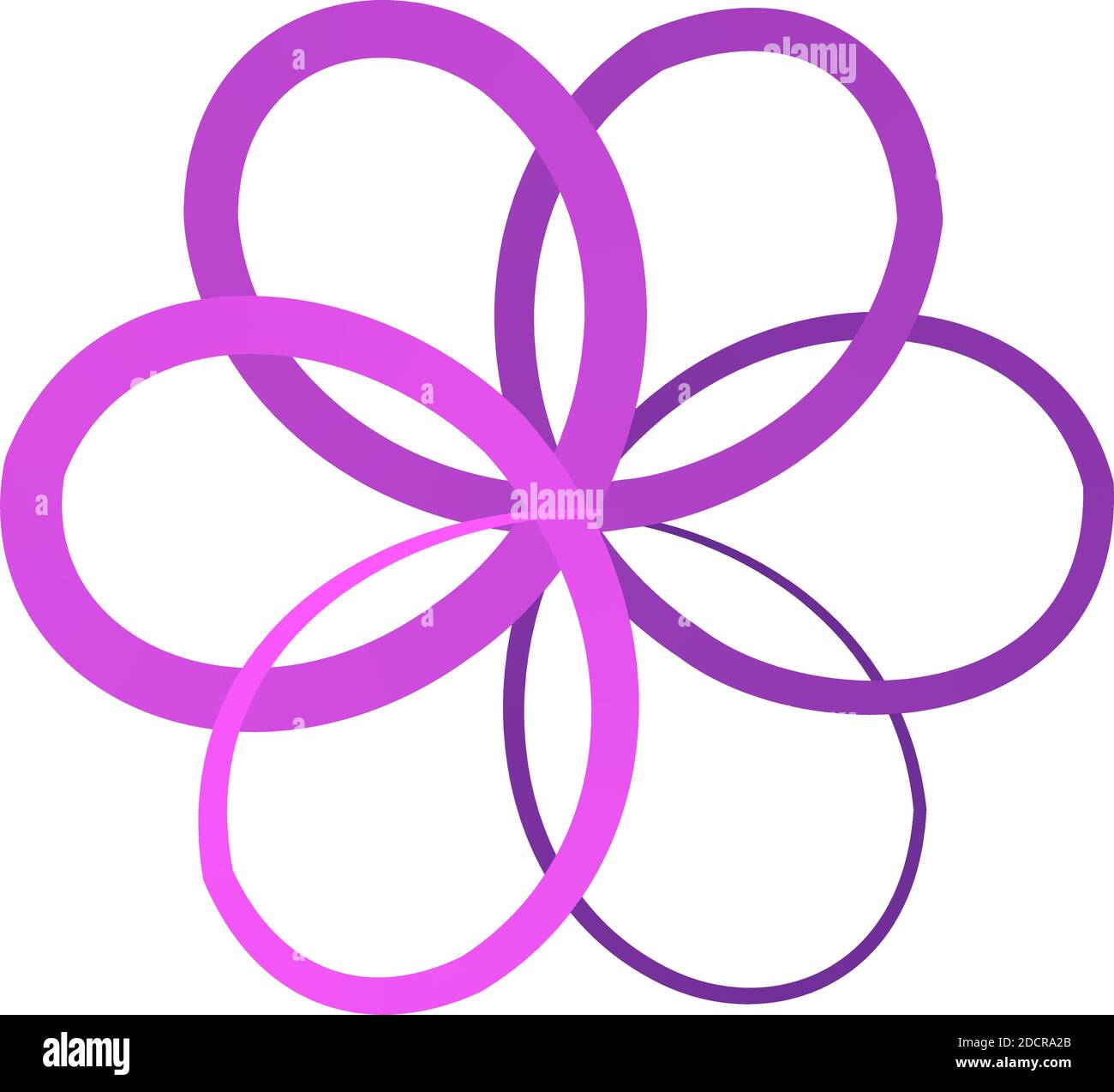 Volute, helix, spiral symbol, icon motif. Circular, radial line ...