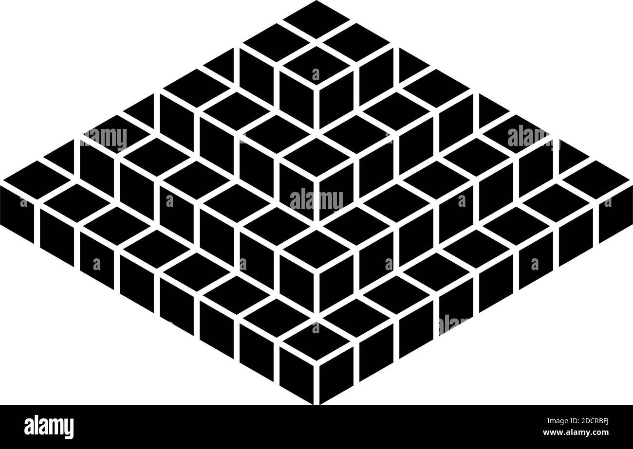 3D Cube, Square icon, symbol and logo (Series) – Stock vector ...