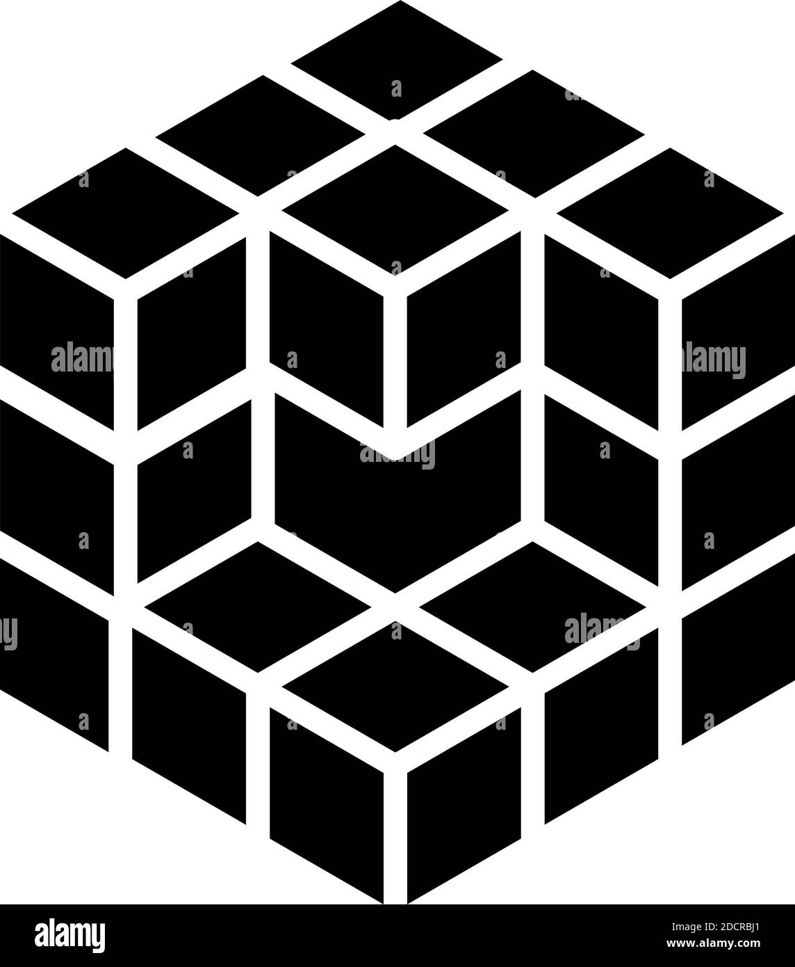 3D Cube, Square icon, symbol and logo (Series) – Stock vector ...