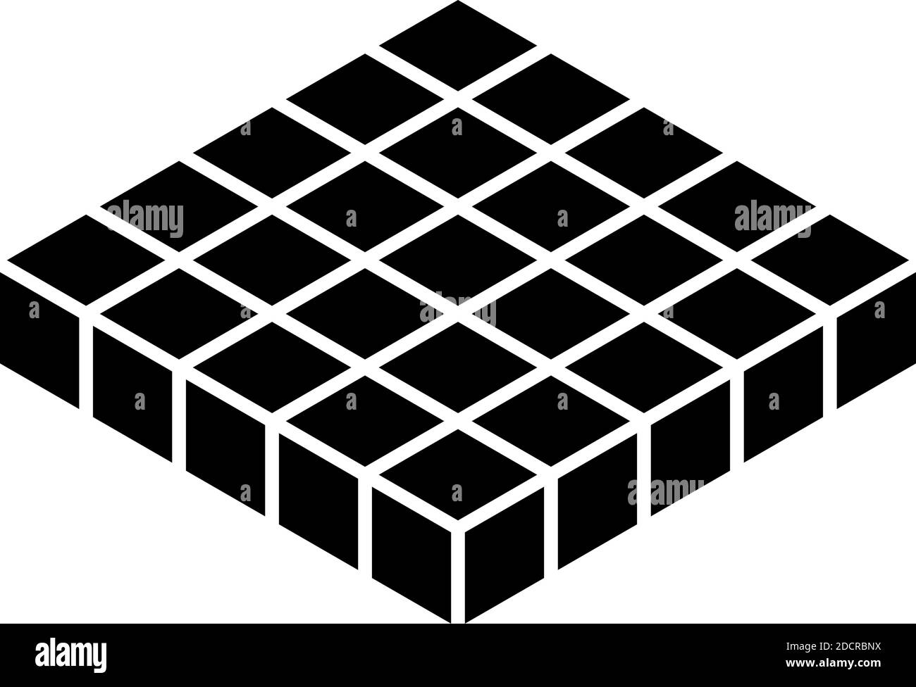 3D Cube, Square icon, symbol and logo (Series) – Stock vector ...