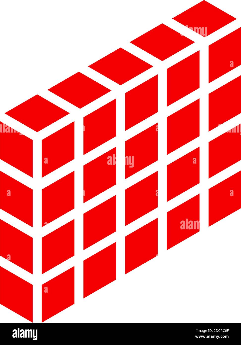 3d isometric Wall, Firewall icon, symbol or logo. Guard, shield ...
