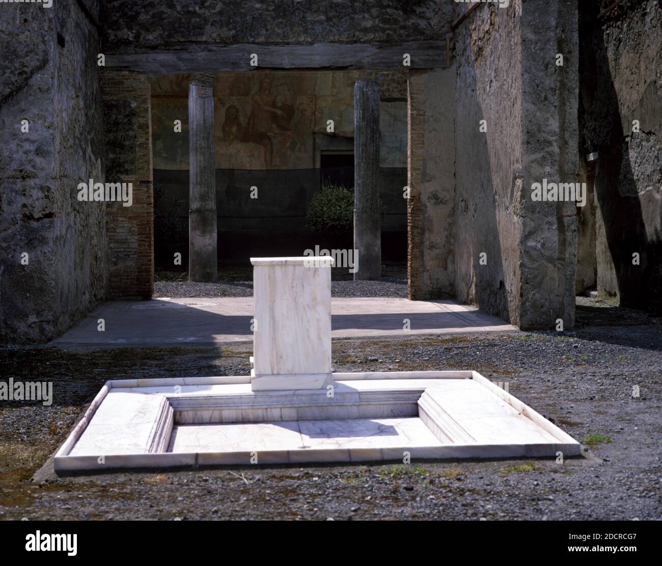 Pompeii in Italy, City destroyed and completely buried during an ...