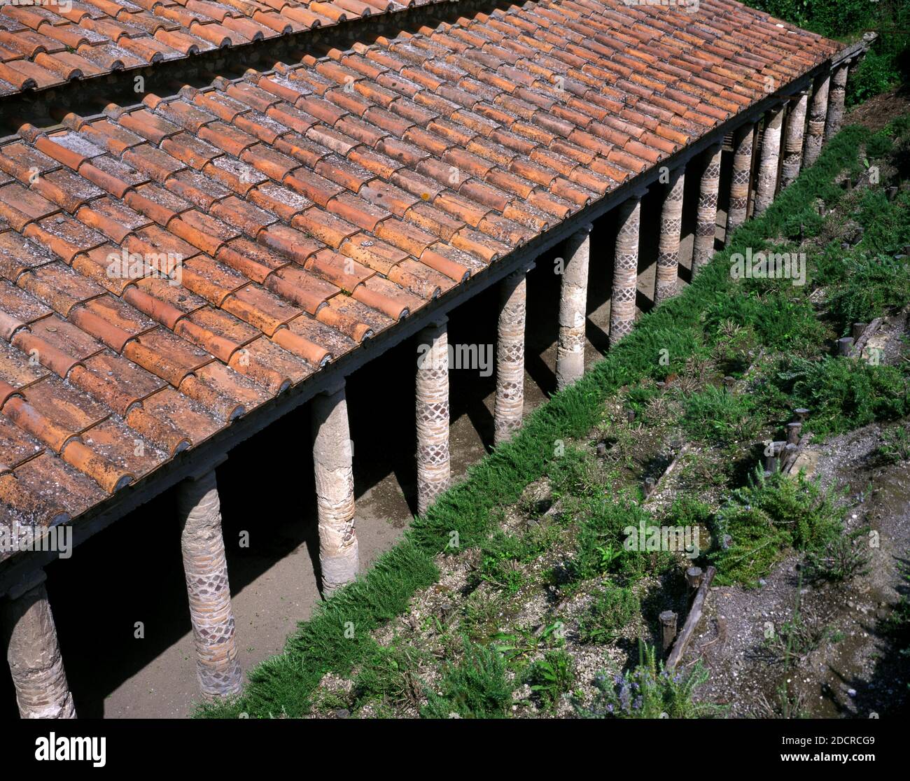Pompeii in Italy, City destroyed and completely buried during an ...
