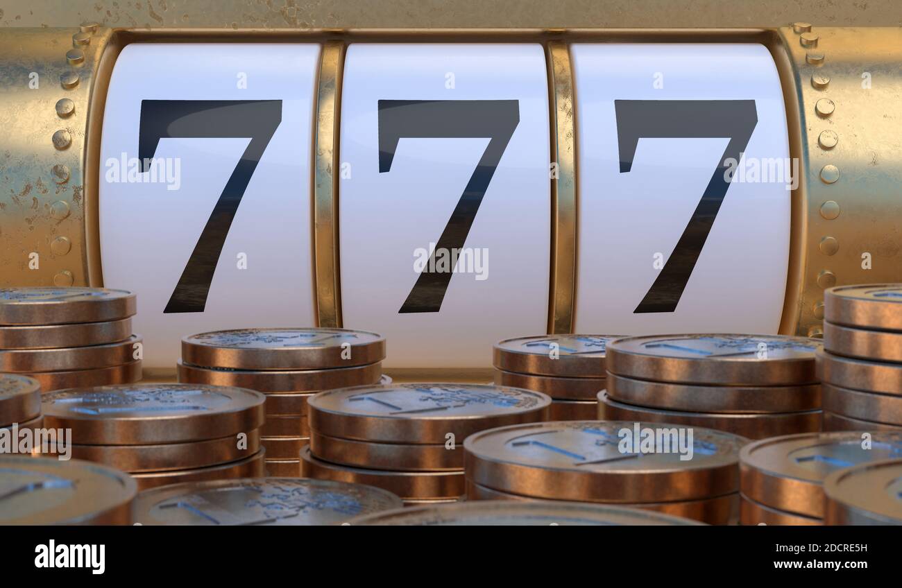Coins in machine chance hi-res stock photography and images - Alamy