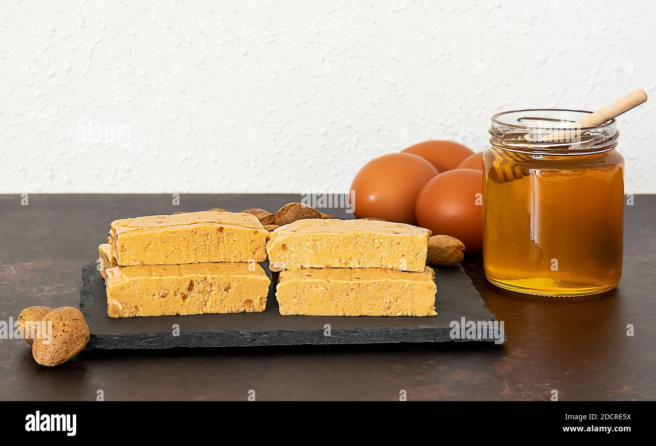 Traditional Spanish Turron Stock Photo - Alamy