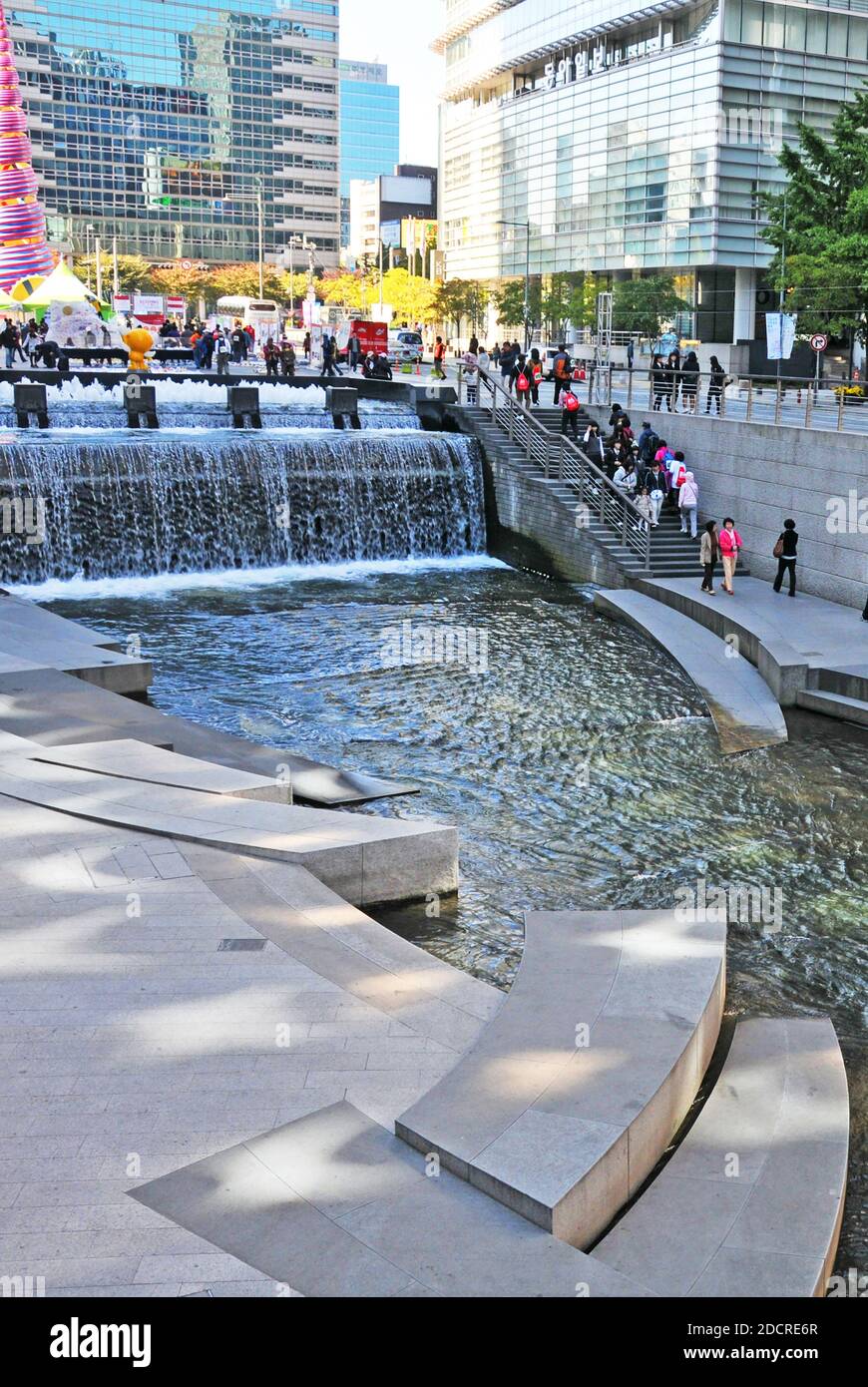 Cheonggyecheon river, Seoul, South Korea Stock Photo - Alamy