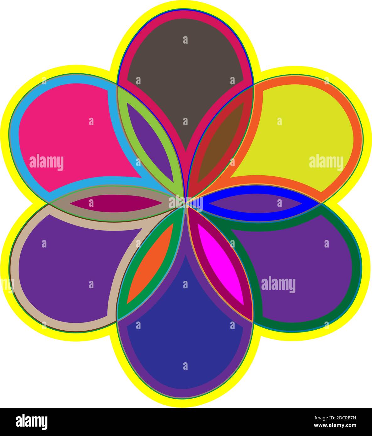 Volute, helix, spiral symbol, icon motif. Circular, radial line ...