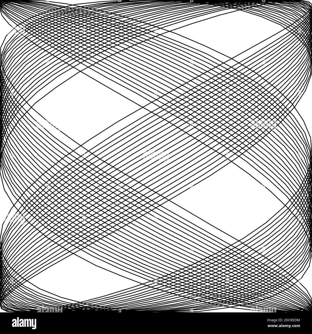 Geometric curved, Intersecting lines abstract Grid, mesh pattern background – Stock vector ...