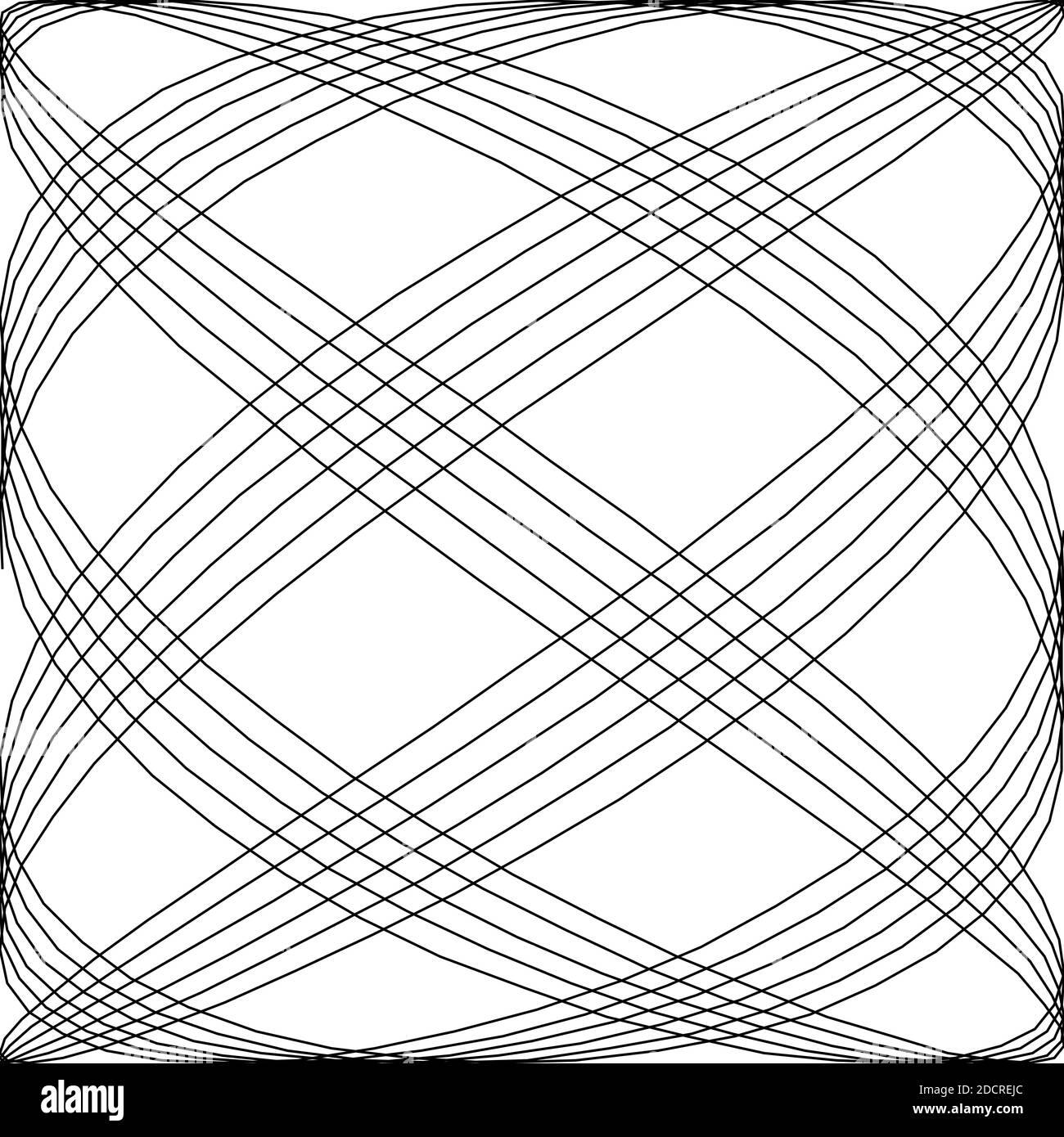 Geometric curved, Intersecting lines abstract Grid, mesh pattern background – Stock vector ...