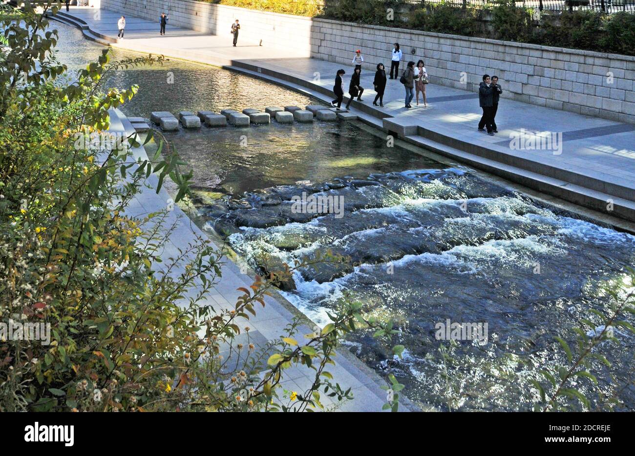 Cheonggyecheon river, Seoul, South Korea Stock Photo - Alamy