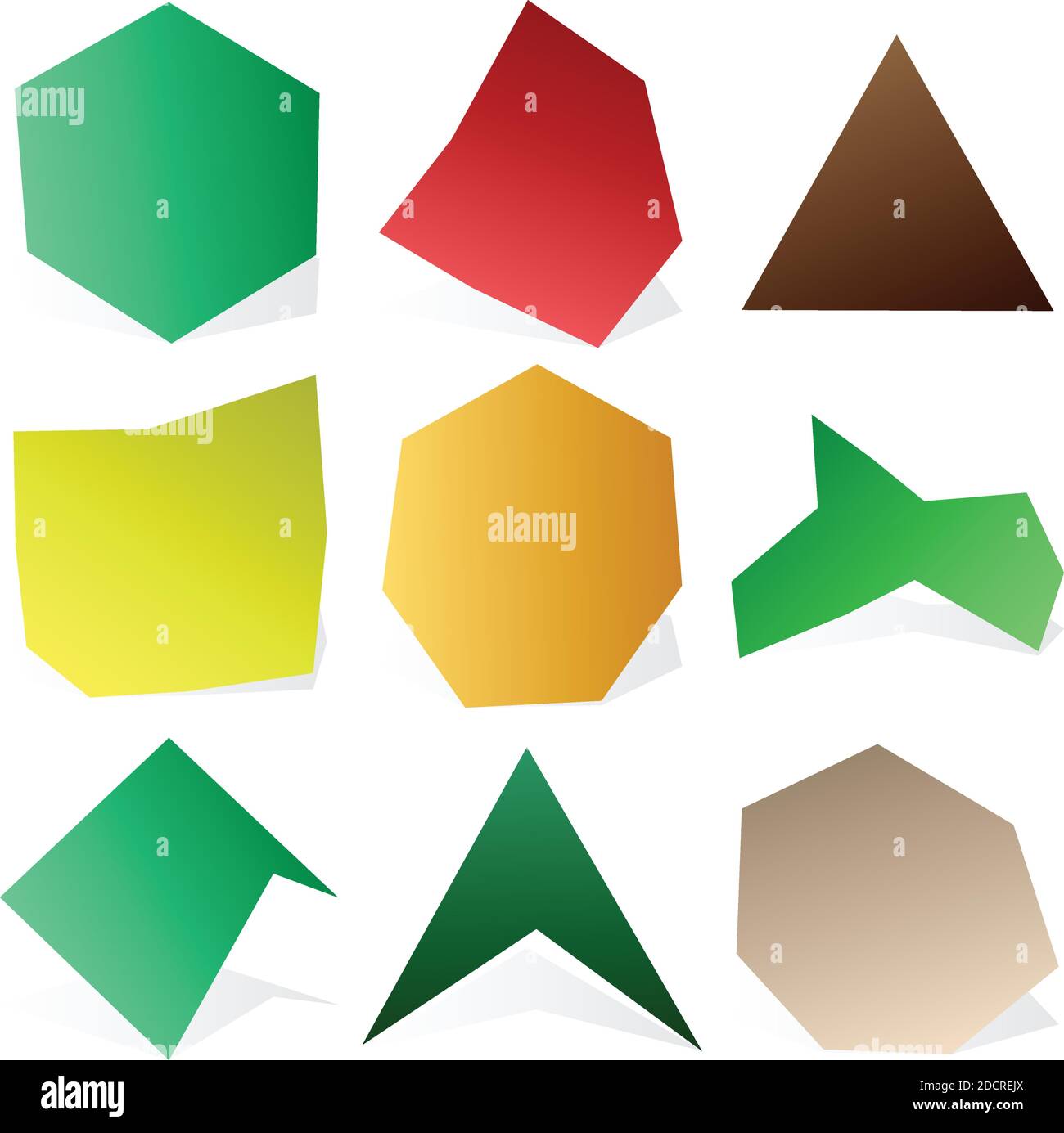 Edgy, geometric stone, pebble shapes.Simple, basic angular, angled ...