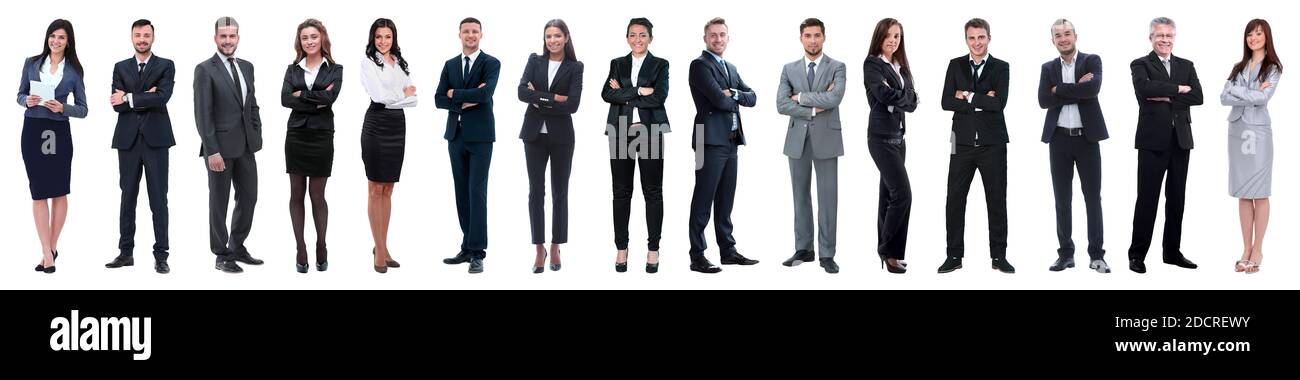 Young attractive business people - the elite business team Stock Photo ...