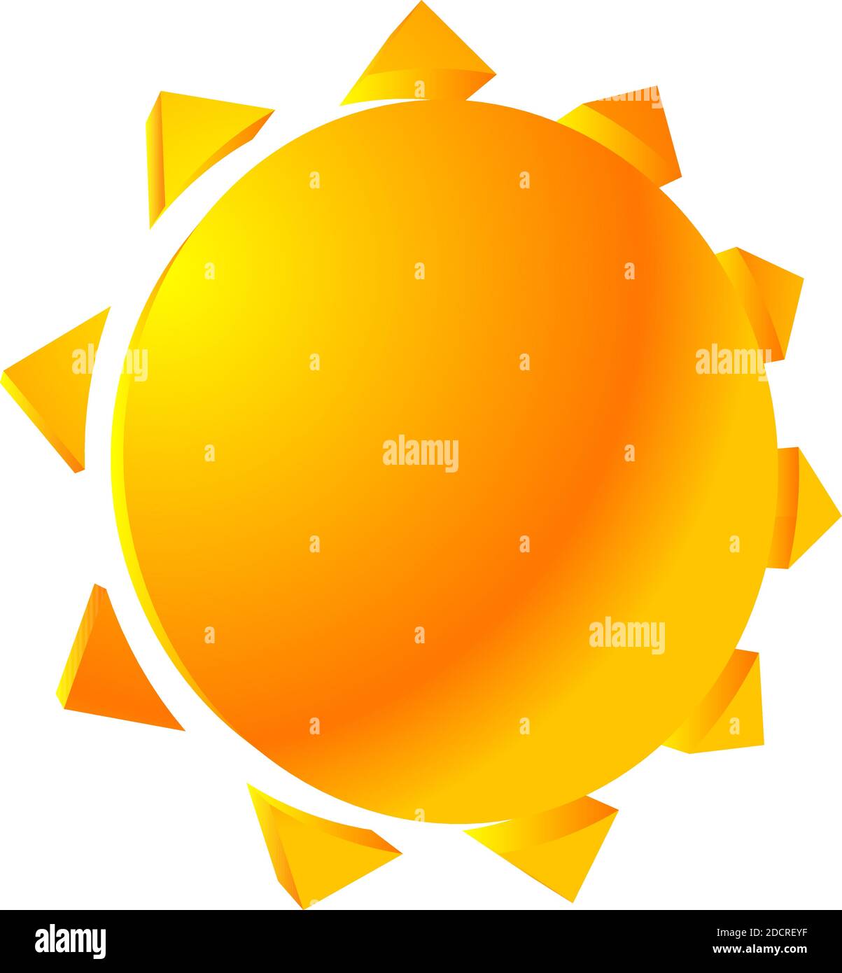 Sun clip-art. Sun graphics, logo, symbol or icon vector – Stock vector ...