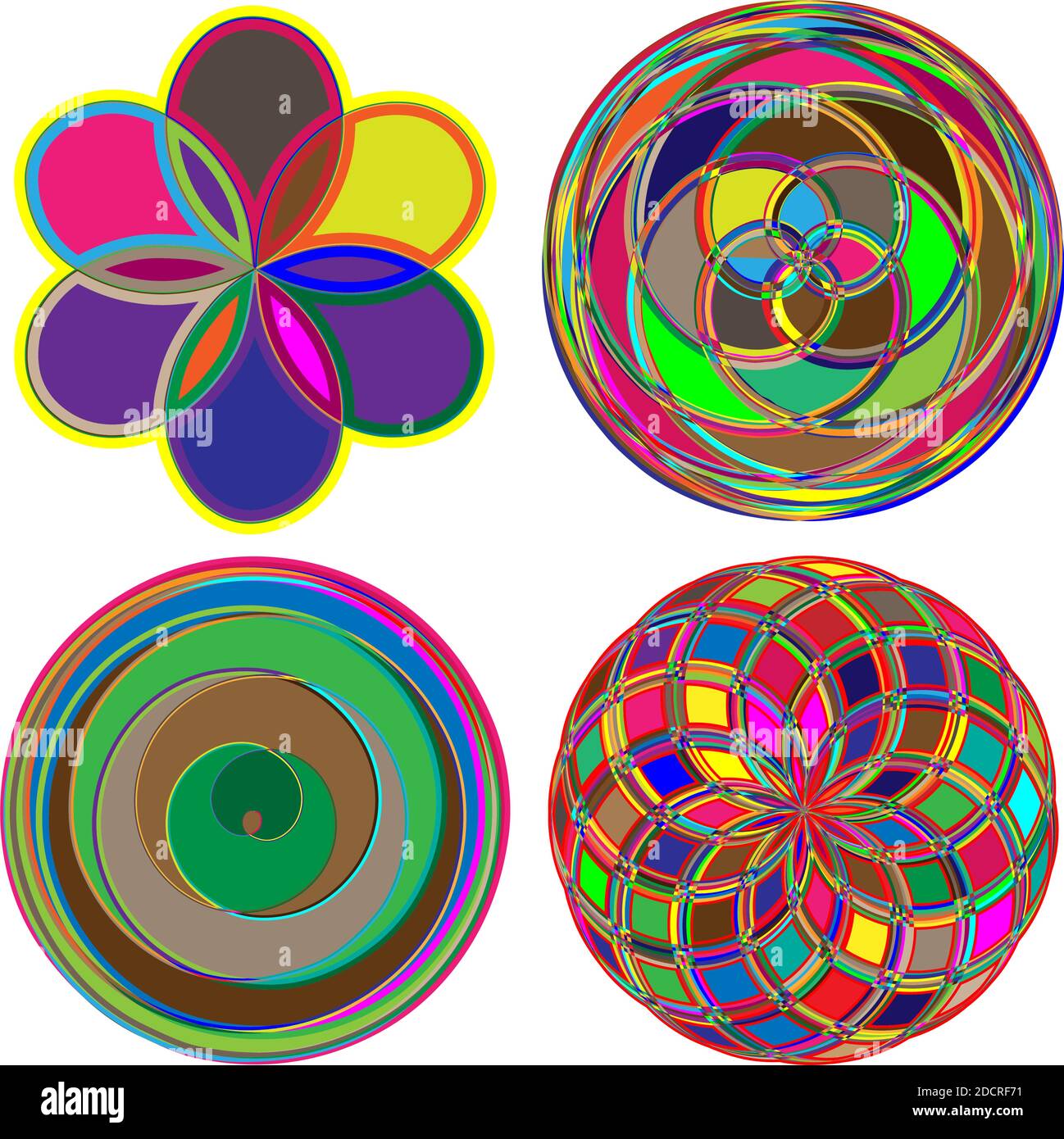 Volute, helix, spiral symbol, icon motif. Circular, radial line ...