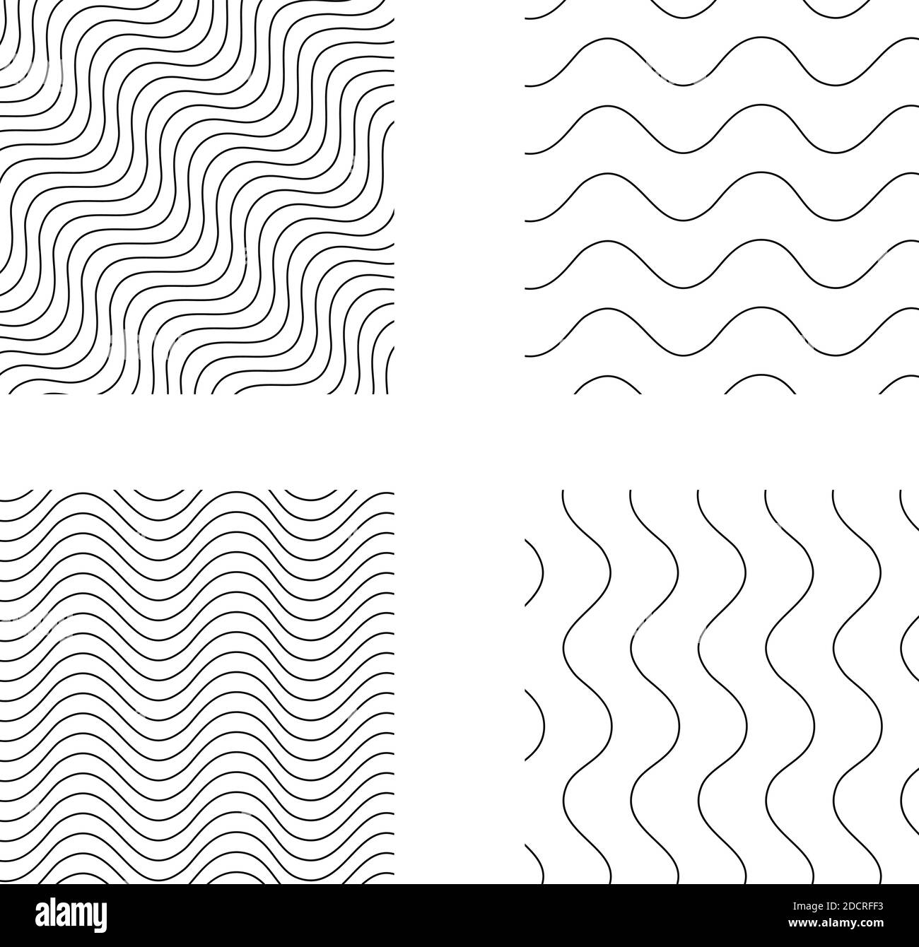Wavy, waving, wave lines, stripes background vector design element ...