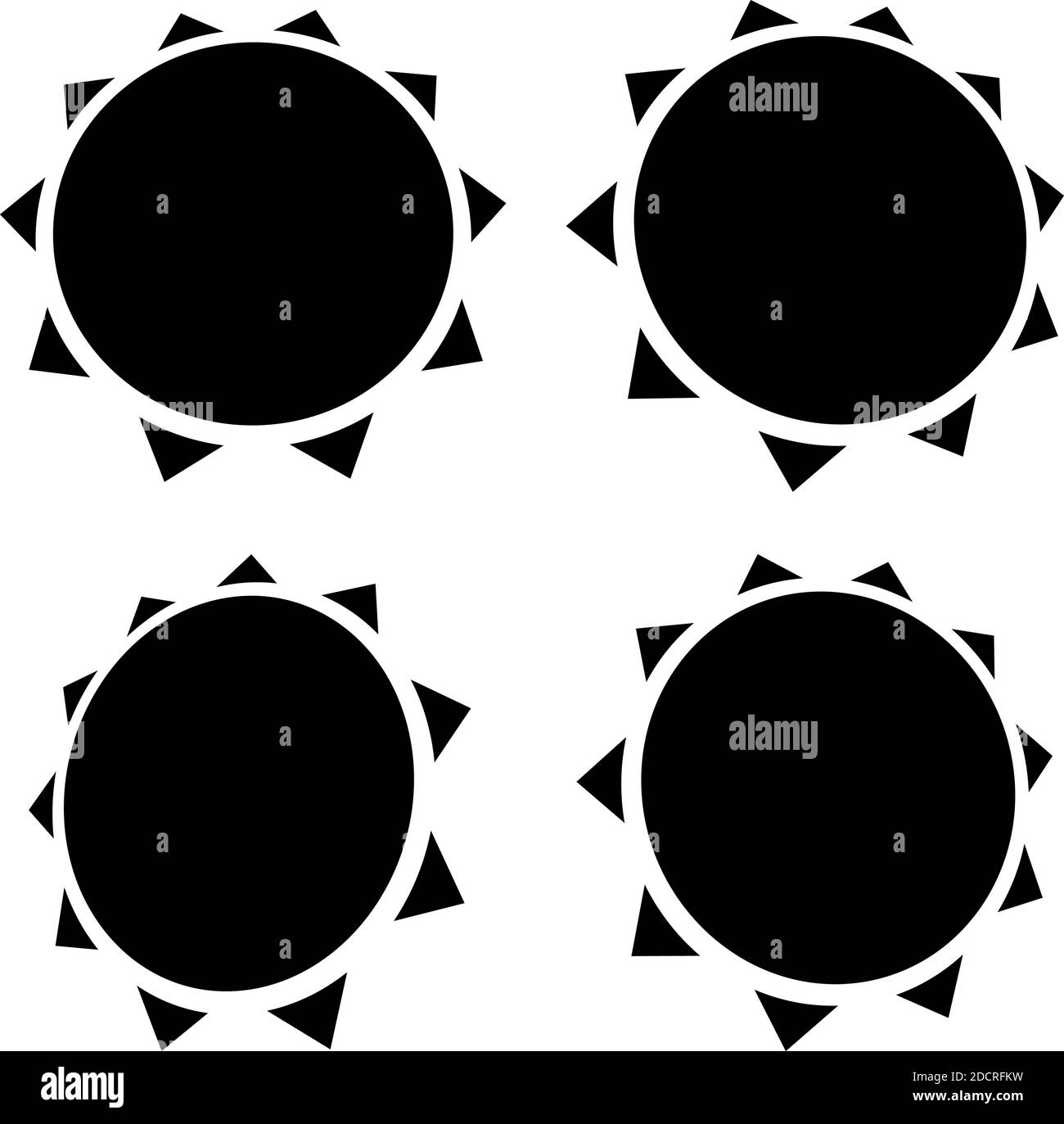 Sun clip-art. Sun graphics, logo, symbol or icon vector – Stock vector ...