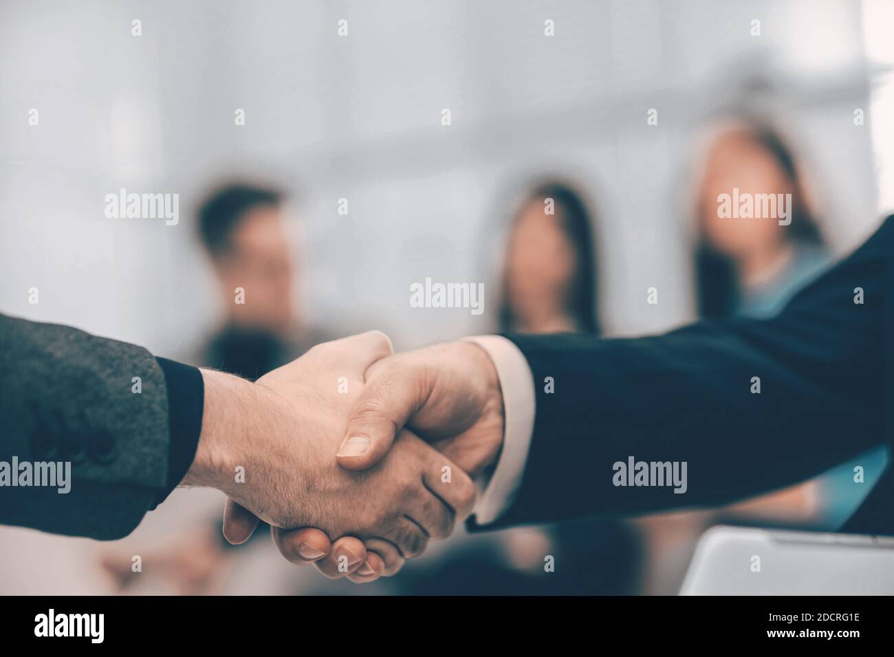 close up. business handshake on an office background Stock Photo - Alamy